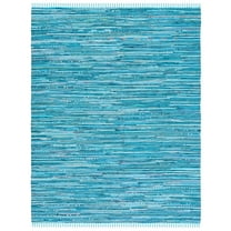 SAFAVIEH Rag Robynne Striped Cotton Runner Rug, Yellow/Multi, 2'3" x 8 ...