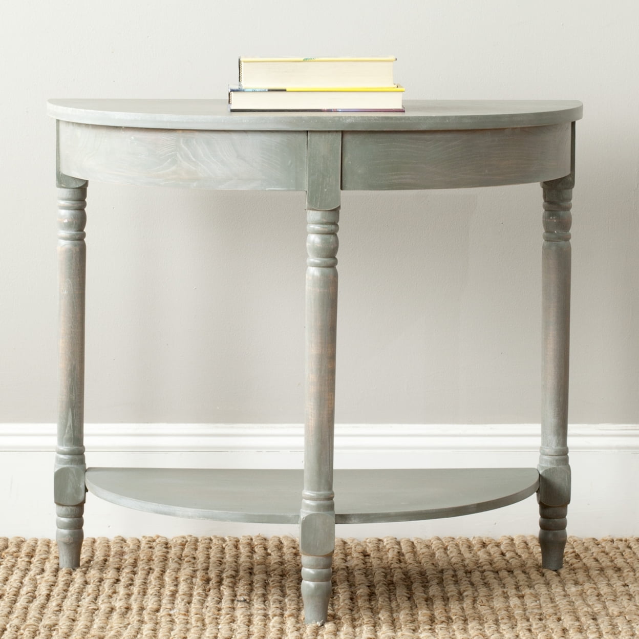 SAFAVIEH Randell Console Table Ash Grey - Walmart.com