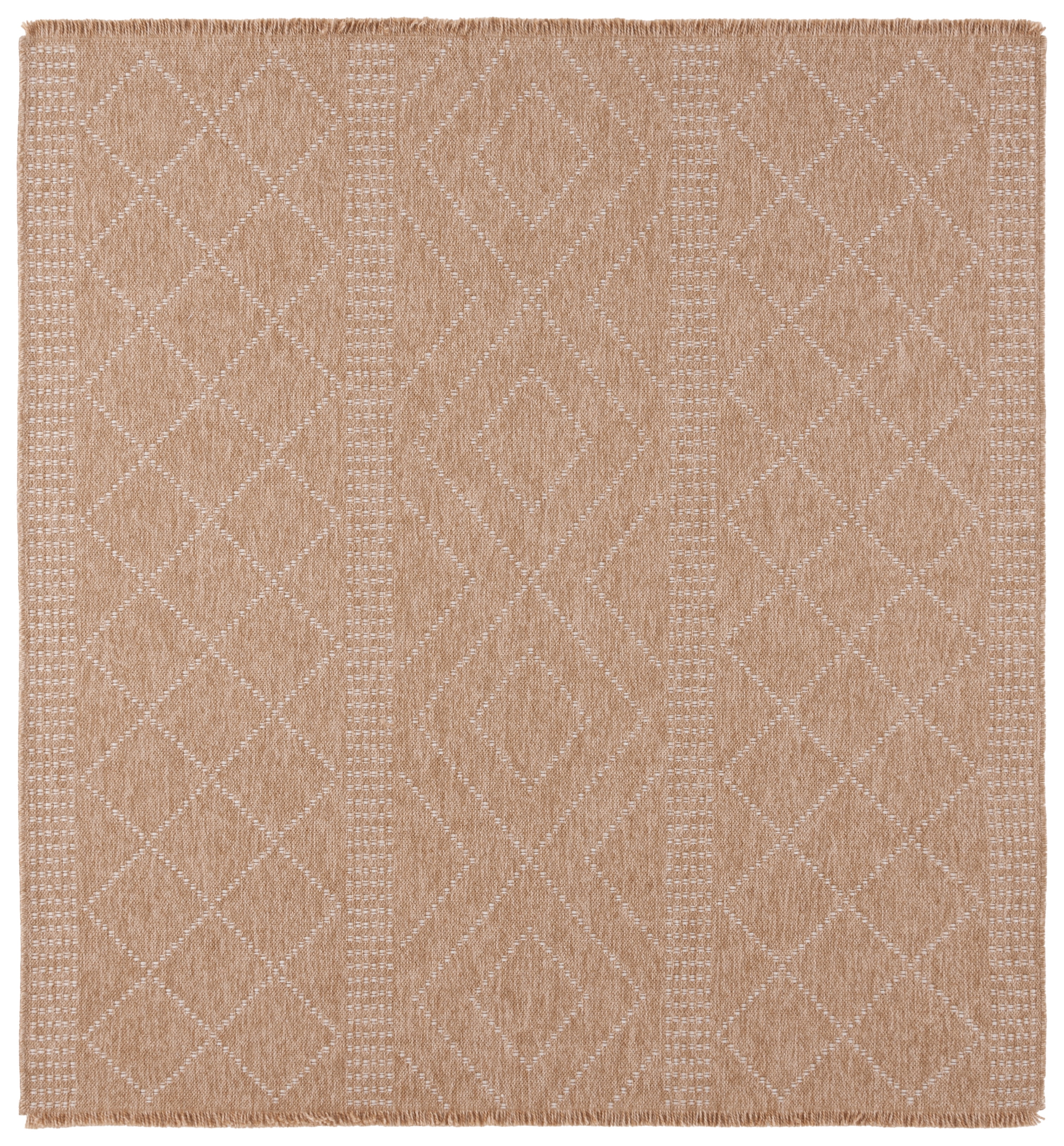 SAFAVIEH Retreat Joisse Geometric Indoor/Outdoor Area Rug, Natural ...