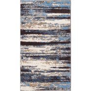 Mainstays Geometric Multicolor Stripe Blocks Indoor Area Rug, 5' x 7 ...