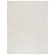 SAFAVIEH Northport Watson Abstract Area Rug, Ivory/Charcoal, 6'7" x 6'7 ...