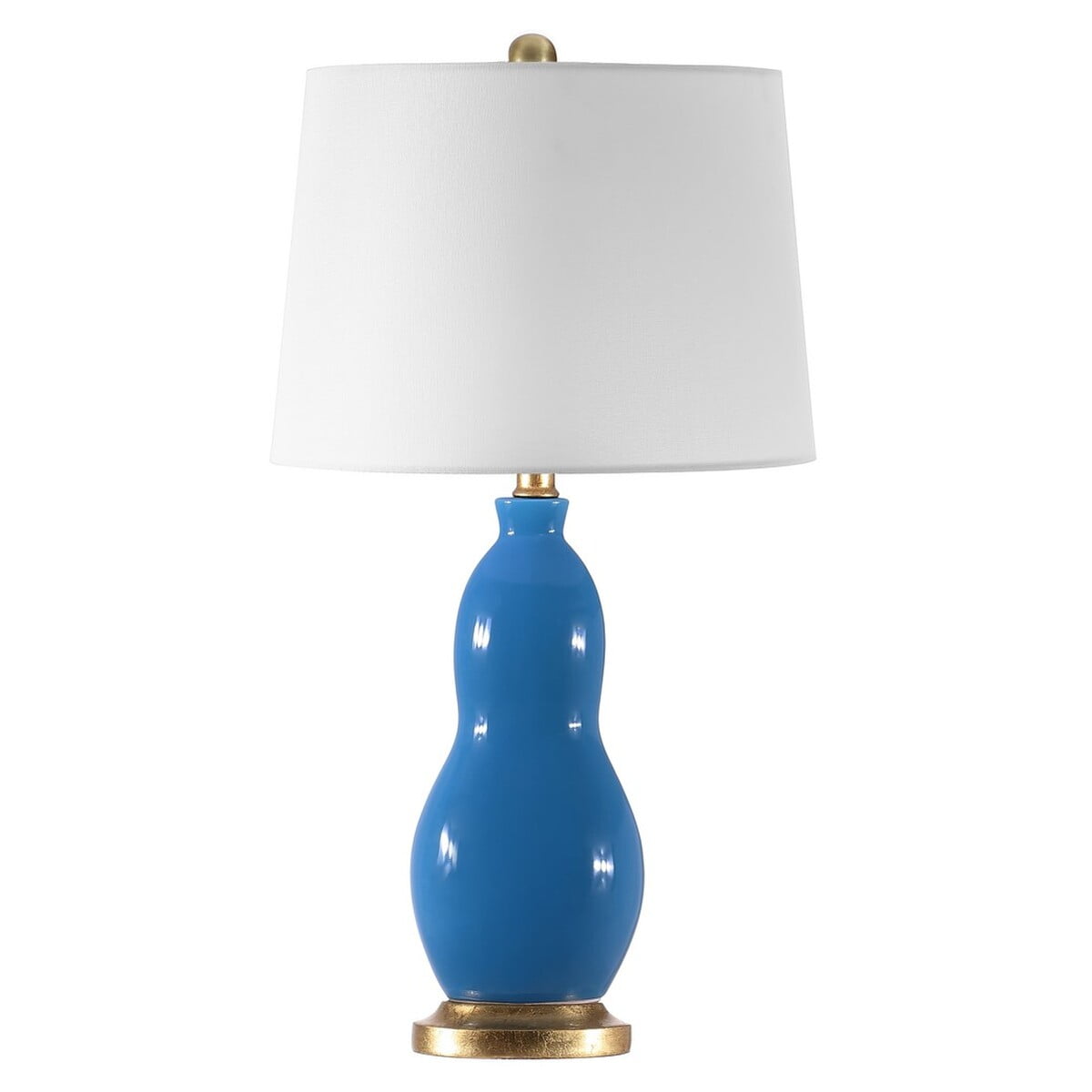 SAFAVIEH Rogan 26 in. Classic Contemporary Table Lamps, Blue - Walmart.com