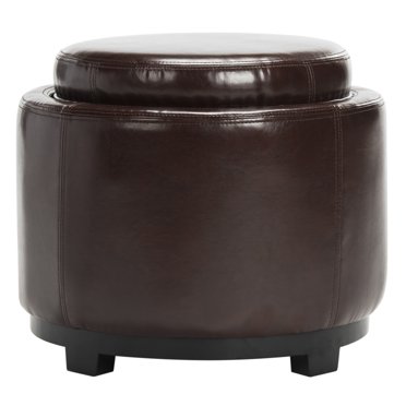 GDF Studio Nadia Contemporary Tufted Storage Ottoman Bench, Navy Blue ...