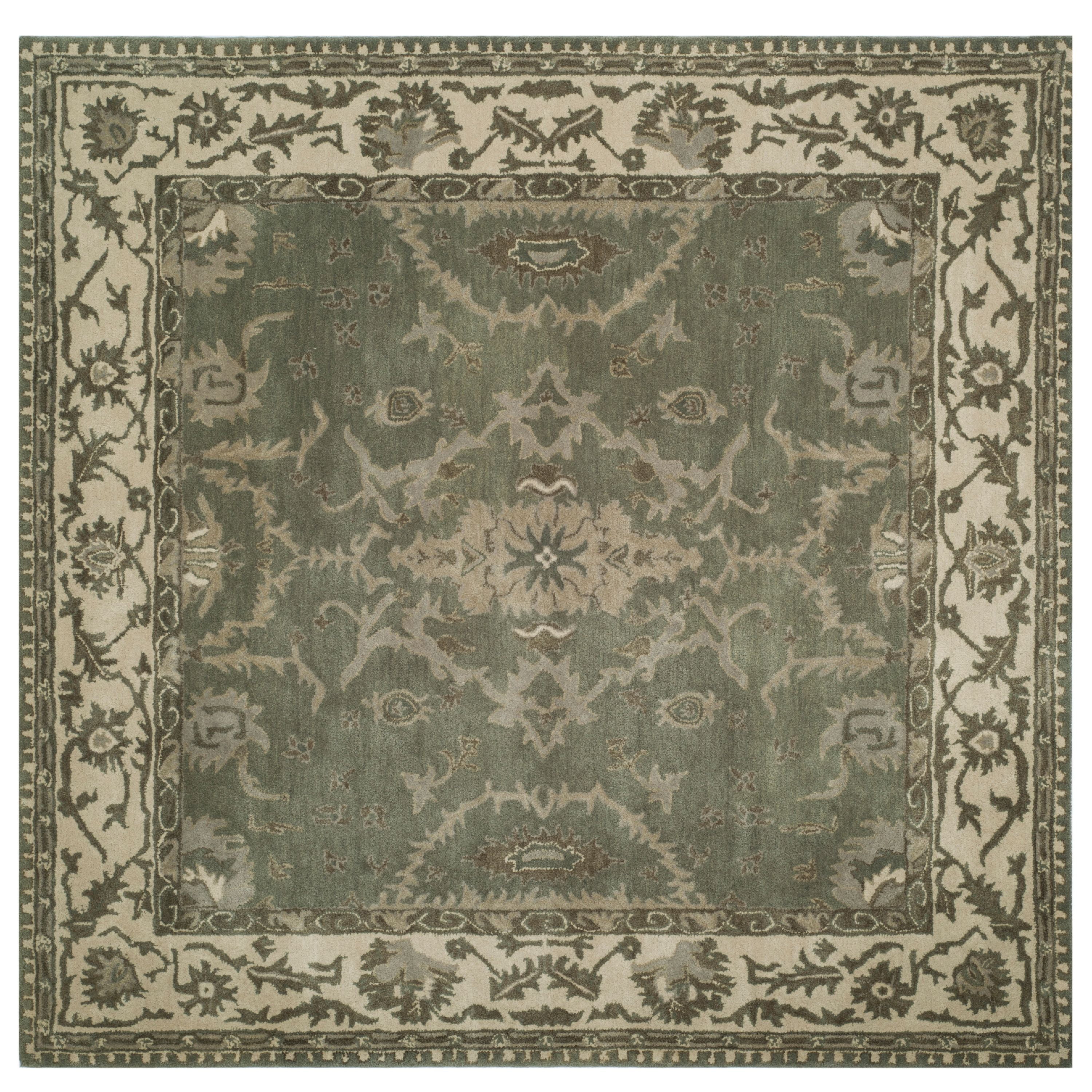 SAFAVIEH Royalty ROY993A Handmade Grey / Cream Rug - Walmart.com