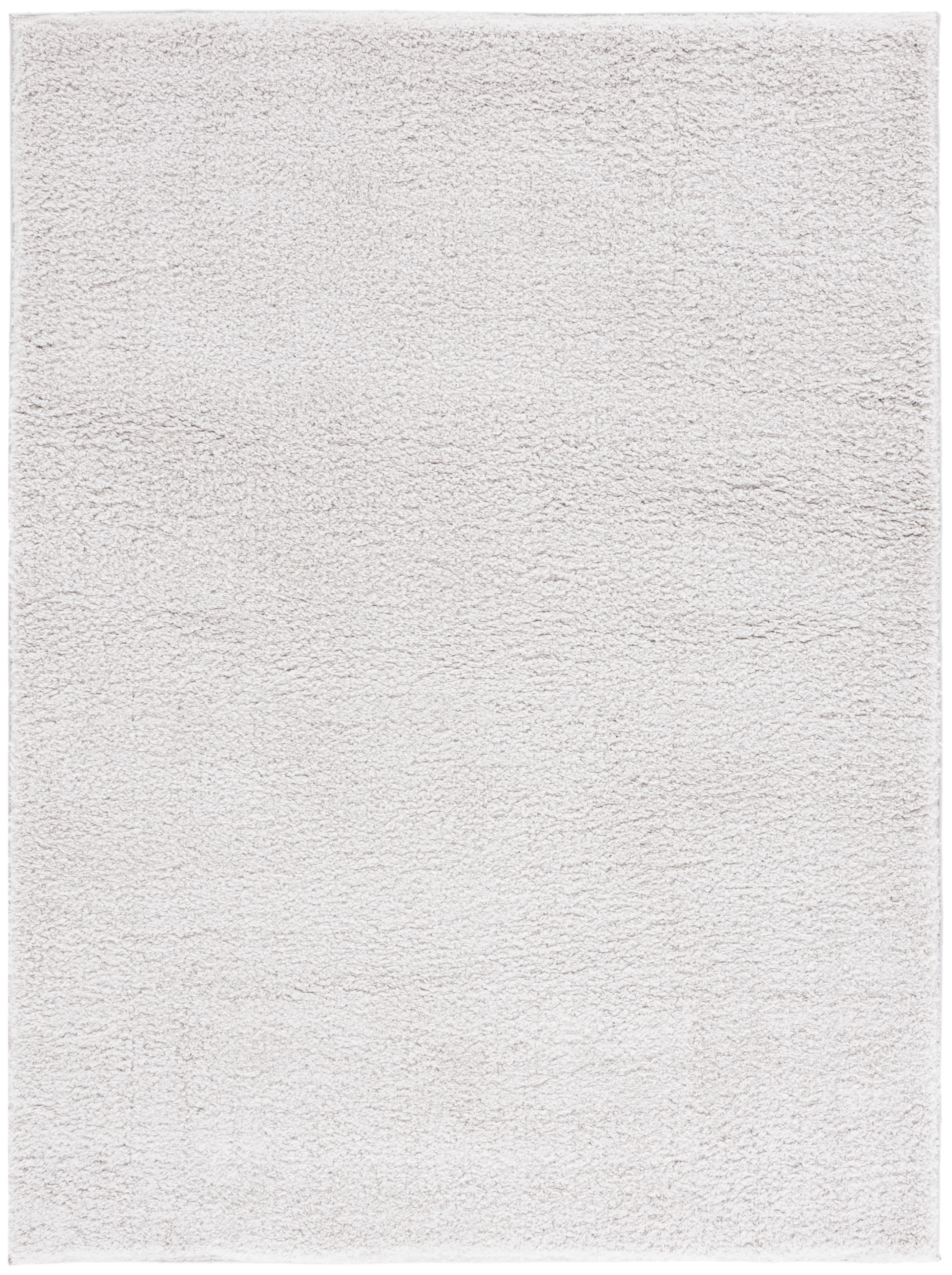 SAFAVIEH Rumi Blaire Solid Polyester Shag Area Rug, Light Gray, 8' x 10 ...