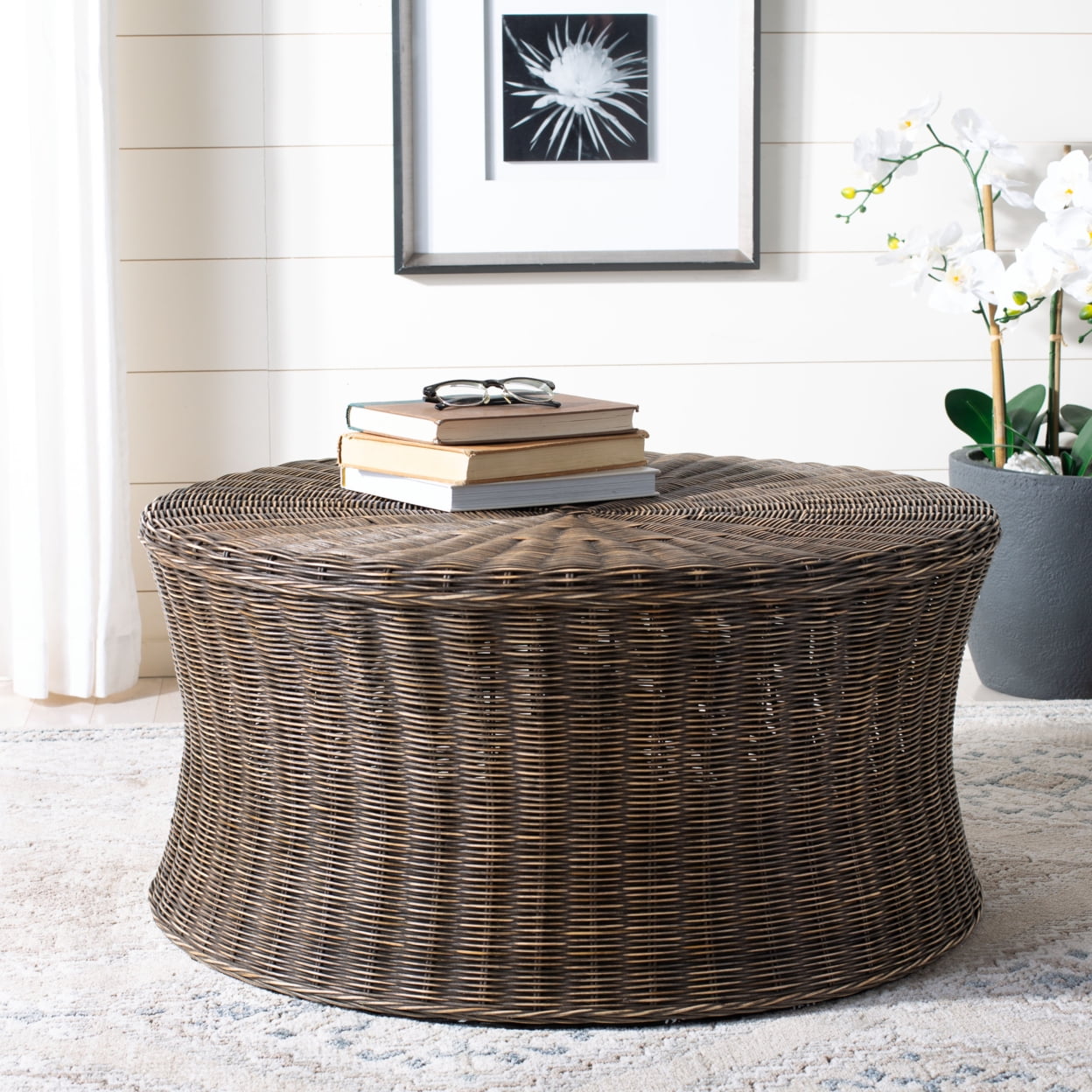Safavieh Ruxton Cocktail Ottoman - Walmart.com