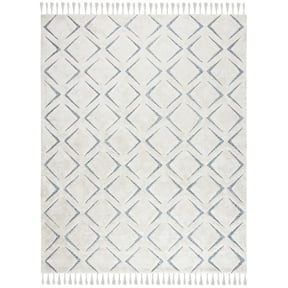 SAFAVIEH Adirondack Evonne Geometric Area Rug, Light Grey/Light Blue, 6 ...