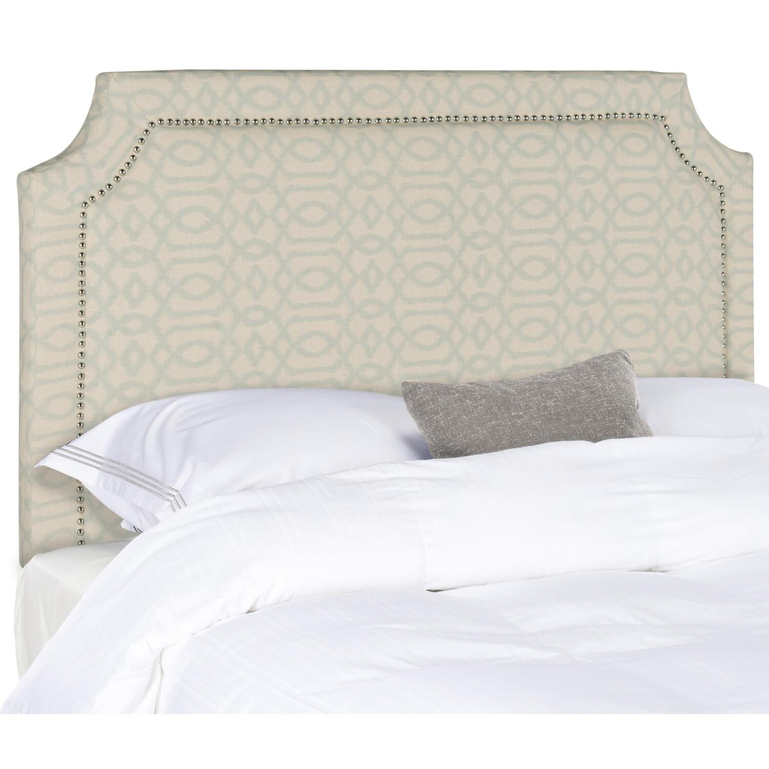 Safavieh Shayne Modern Classic Upholstered Headboard with Nail Heads ...