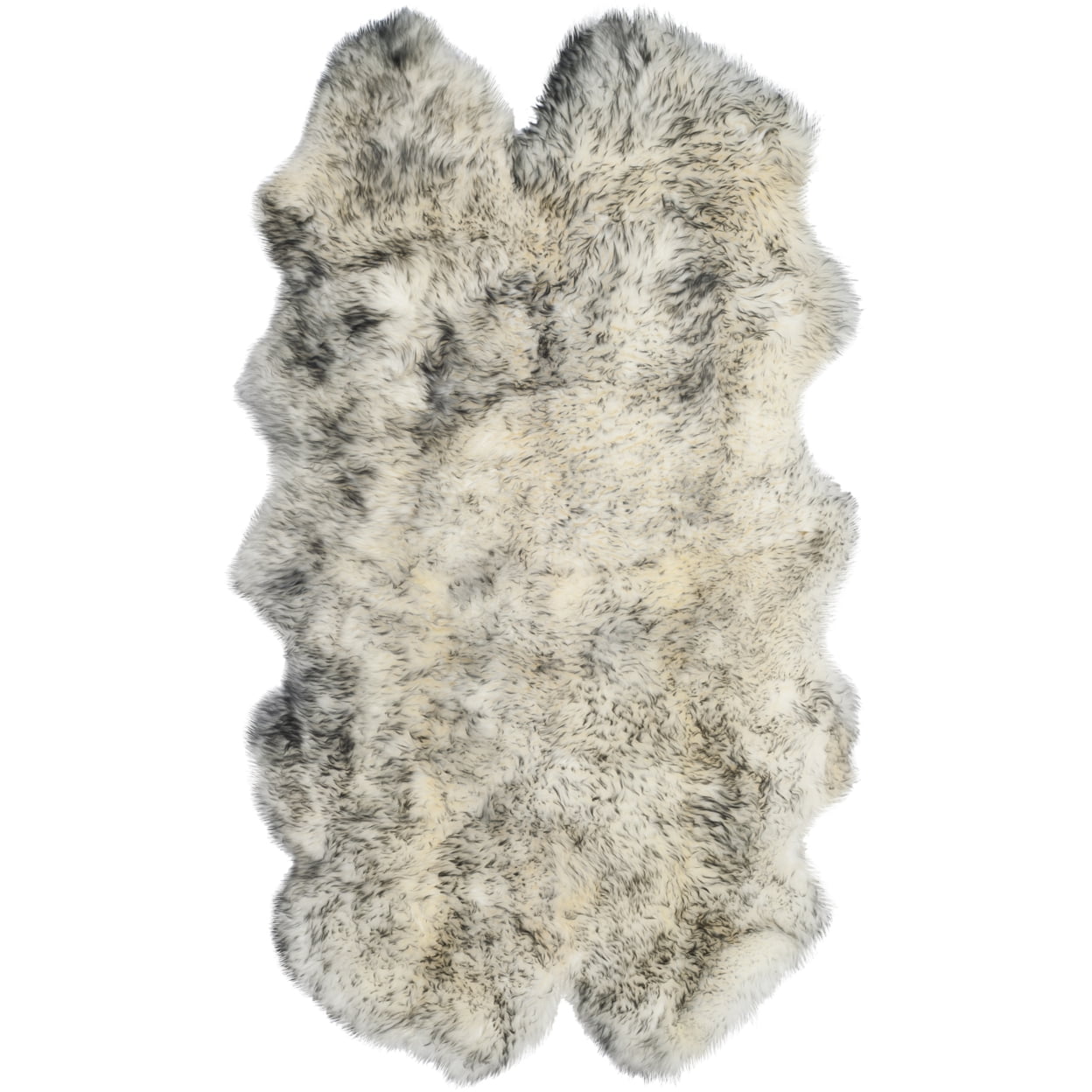 SAFAVIEH Sheep Skin SHS121E Ivory / Smoke Grey Rug - Walmart.com
