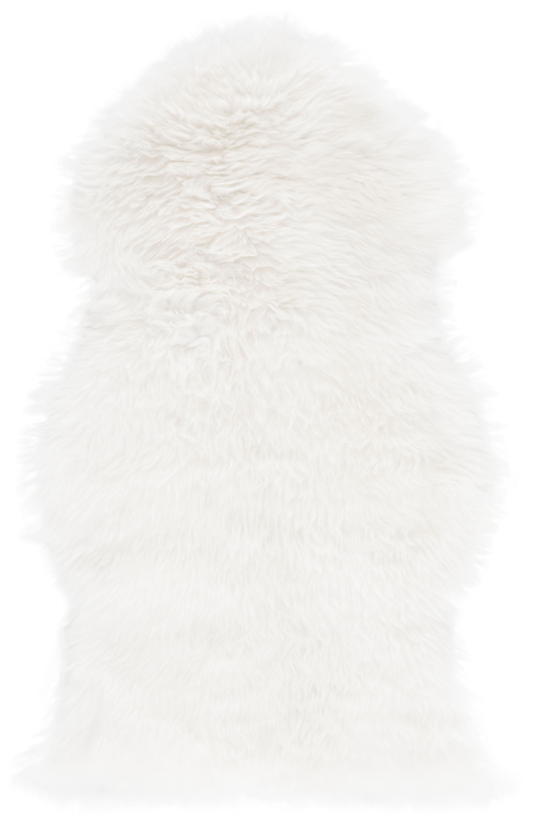 SAFAVIEH Sheep Skin Tiana Animal Area Rug, White, 1'4" x 2'4" - Walmart.com