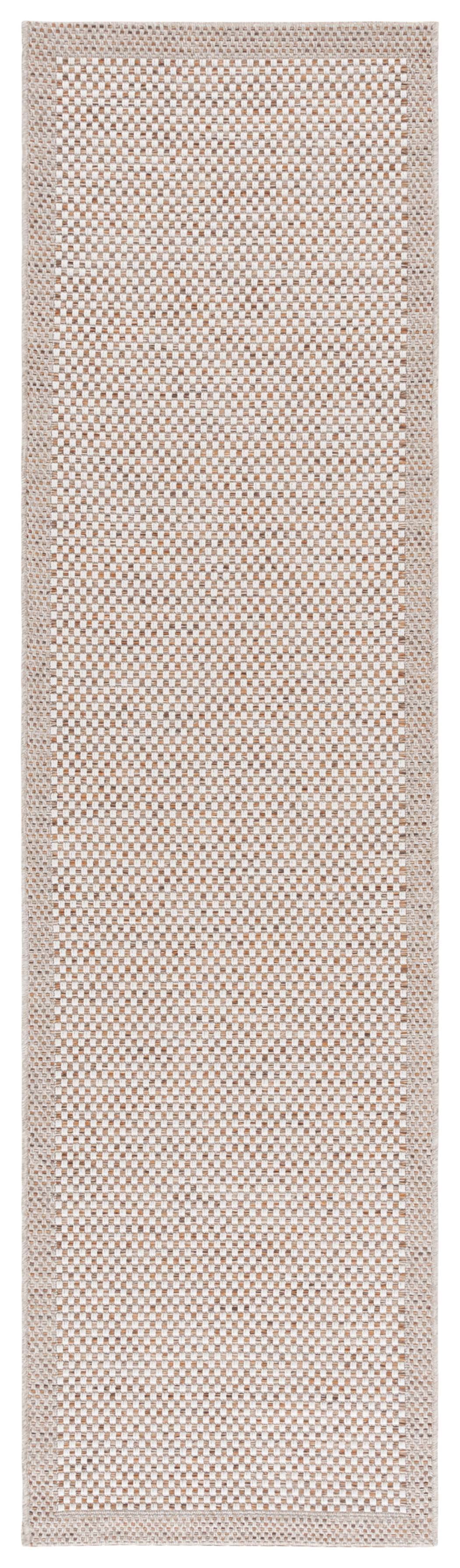 SAFAVIEH Sisal All-Weather Dixie Bordered Indoor/Outdoor Runner Rug ...