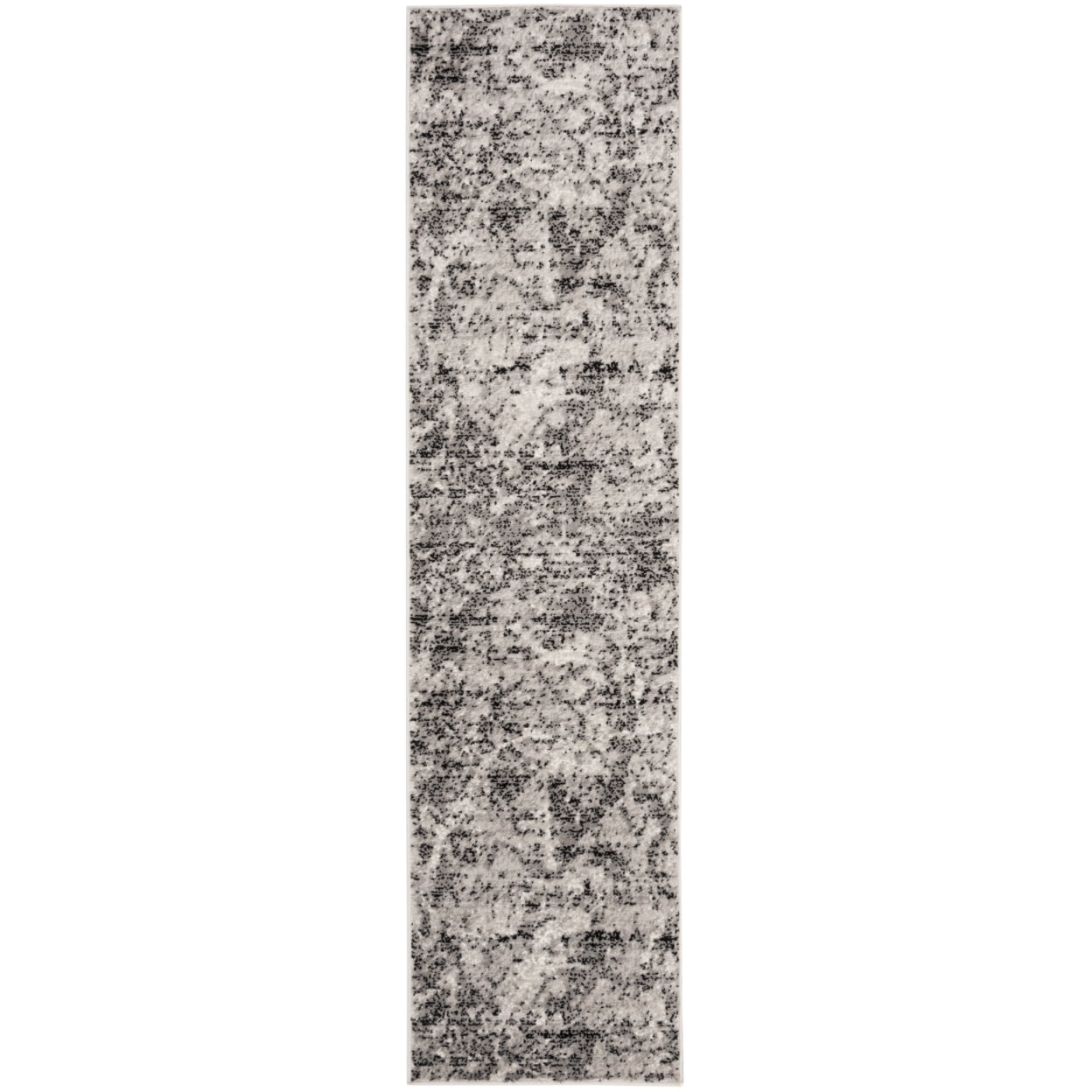 SAFAVIEH Skyler Joisse Distressed Runner Rug, Charcoal/Ivory, 2' x 12 ...