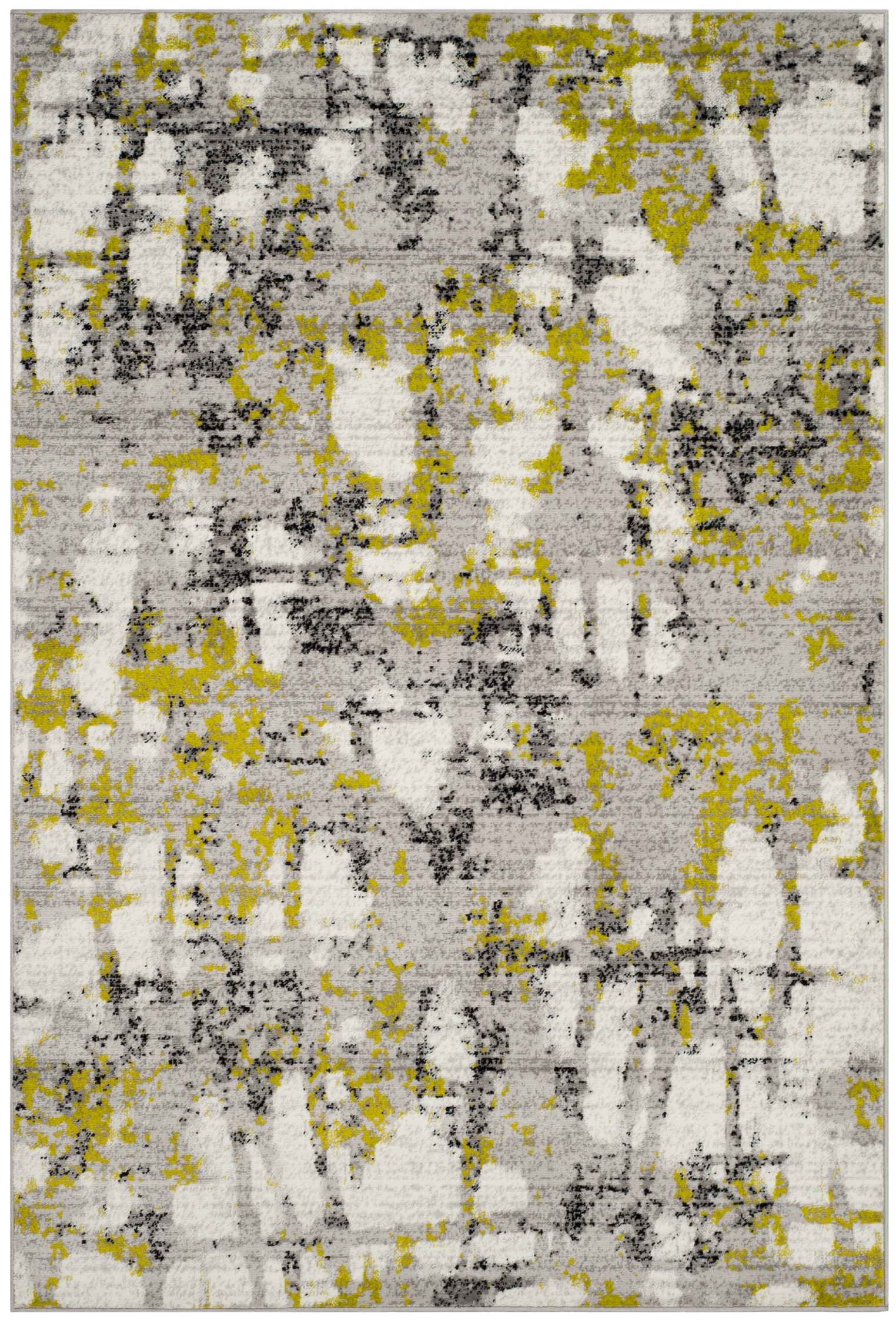 SAFAVIEH Skyler Langston Abstract Area Rug, Grey/Green, 5'1" x 7'6 ...