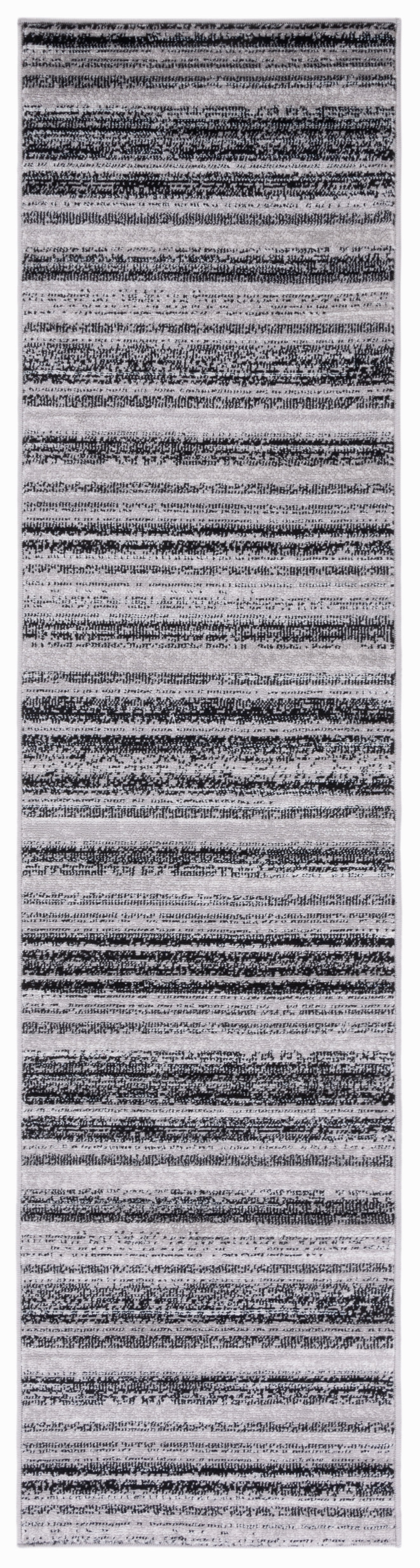 SAFAVIEH Skyler Orval Striped Runner Rug, Grey/Black, 2' x 8' - Walmart.com
