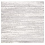 SAFAVIEH Skyler Walter Abstract Area Rug, Light Grey/Ivory, 6'7" x 6'7 ...