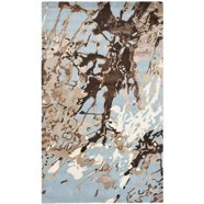 SAFAVIEH Soho Arla Geometric Circles Wool Area Rug, Multi, 7'6" x 9'6 ...