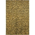 SAFAVIEH Soho Ardi Dotted Wool Area Rug, Beige/Brown, 8' x 8' Square ...