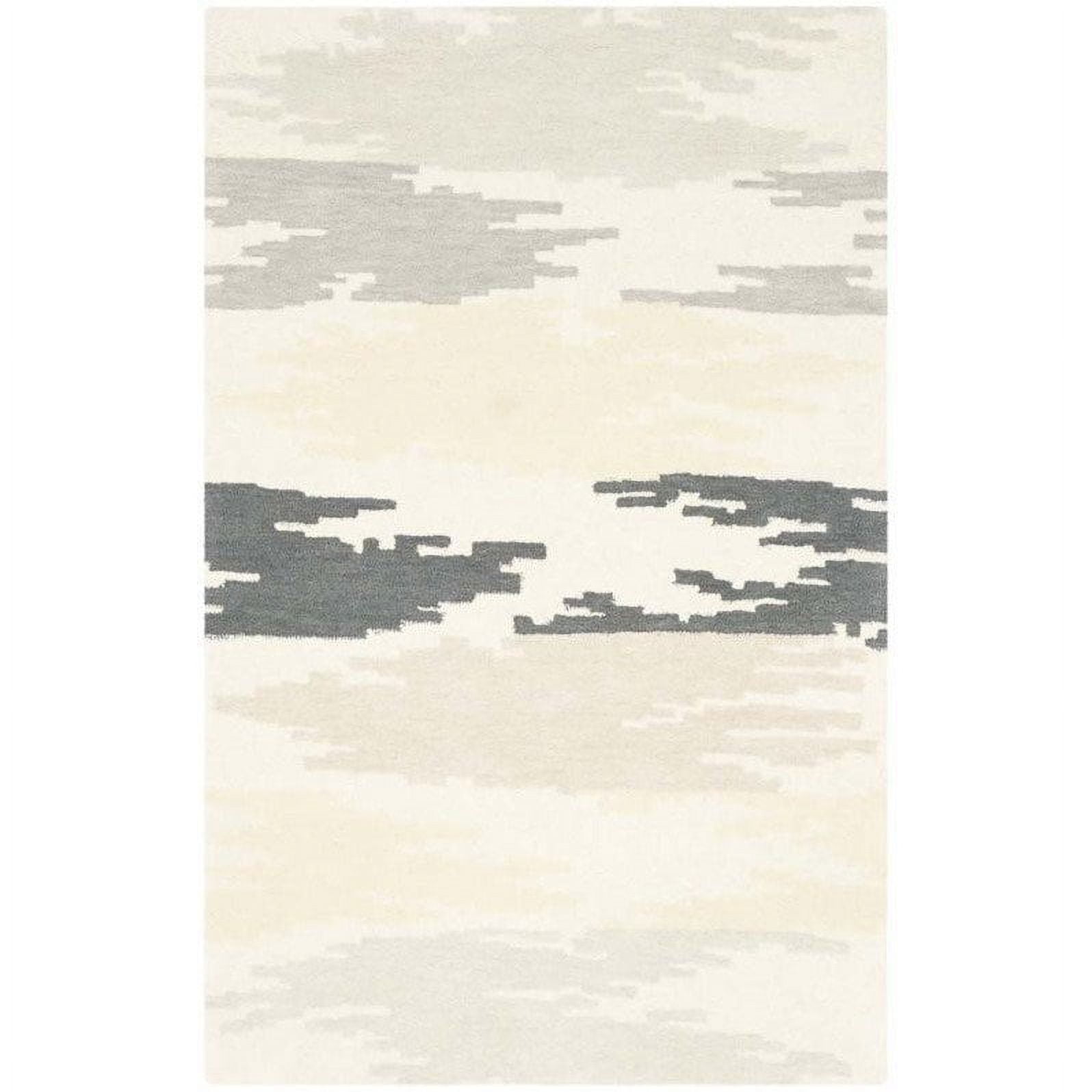 SAFAVIEH Soho Barclay Abstract Wool Runner Rug, Ivory/Grey, 2'6" x 8 ...