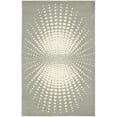 SAFAVIEH Soho David Polka Dots Wool Area Rug, Blue/Ivory, 5' x 8 ...