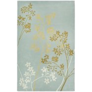 SAFAVIEH Soho Piper Floral Wool Area Rug, Sage, 6' x 6' Round - Walmart.com