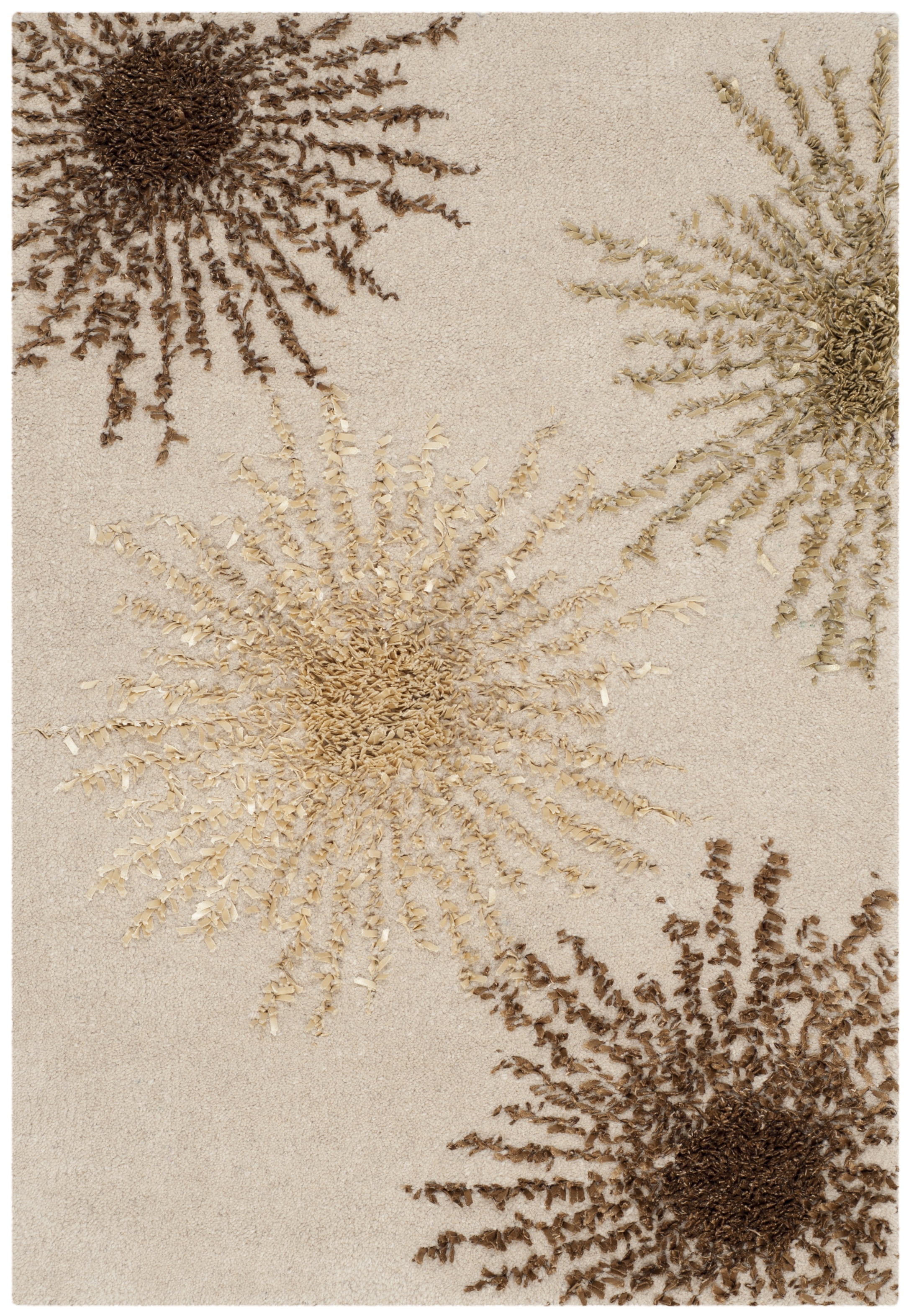 SAFAVIEH Soho Fiesta Geometric Area Rug, Beige, 2' x 3' - Walmart.com
