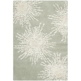 SAFAVIEH Soho Fiesta Geometric Area Rug, Grey/Ivory, 2'3" x 4 ...