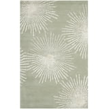 SAFAVIEH Soho Fiesta Geometric Area Rug, Grey/Ivory, 6' x 9' - Walmart.com