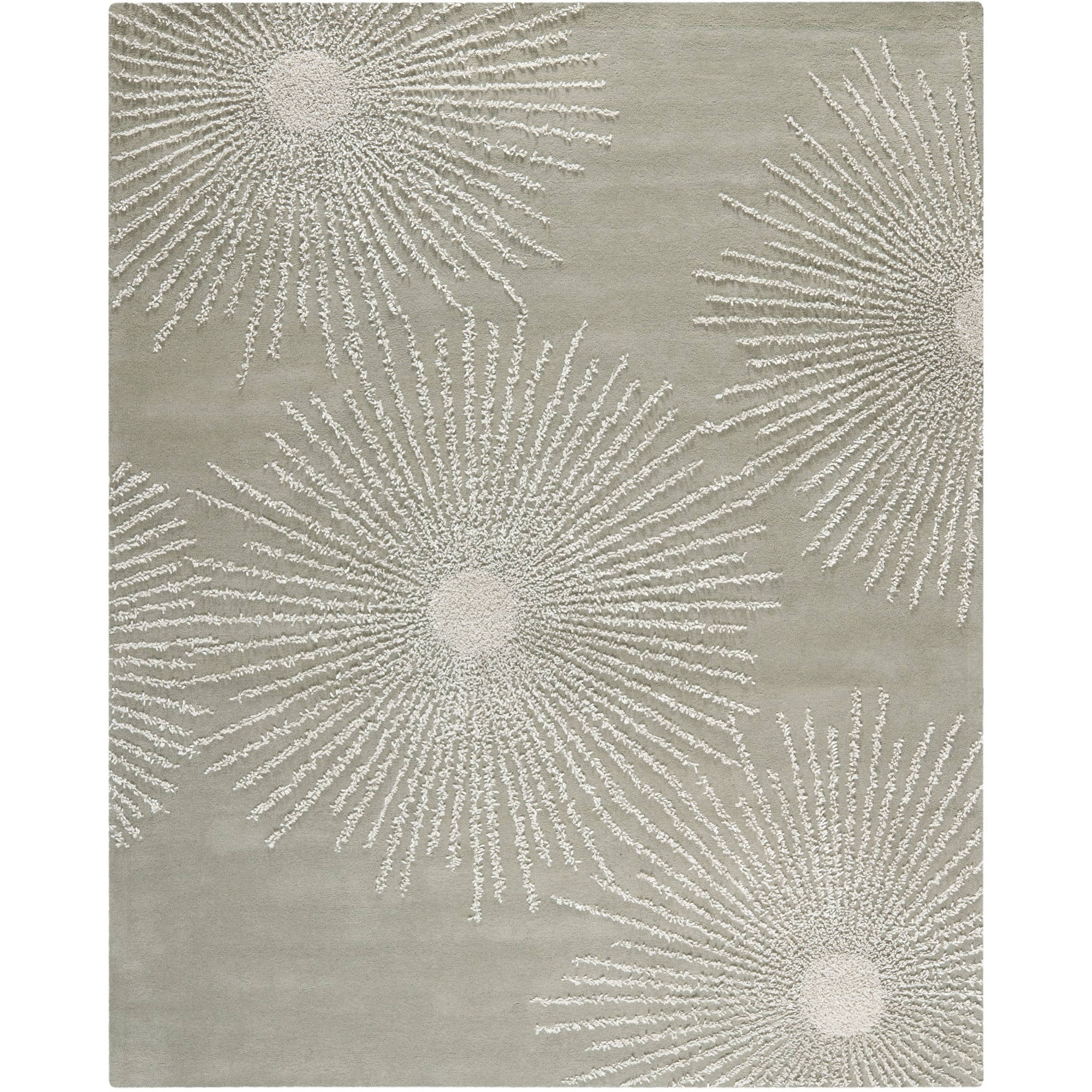 SAFAVIEH Soho Fiesta Celebration Wool Area Rug, Grey/Ivory, 9'6" x 13'6 ...