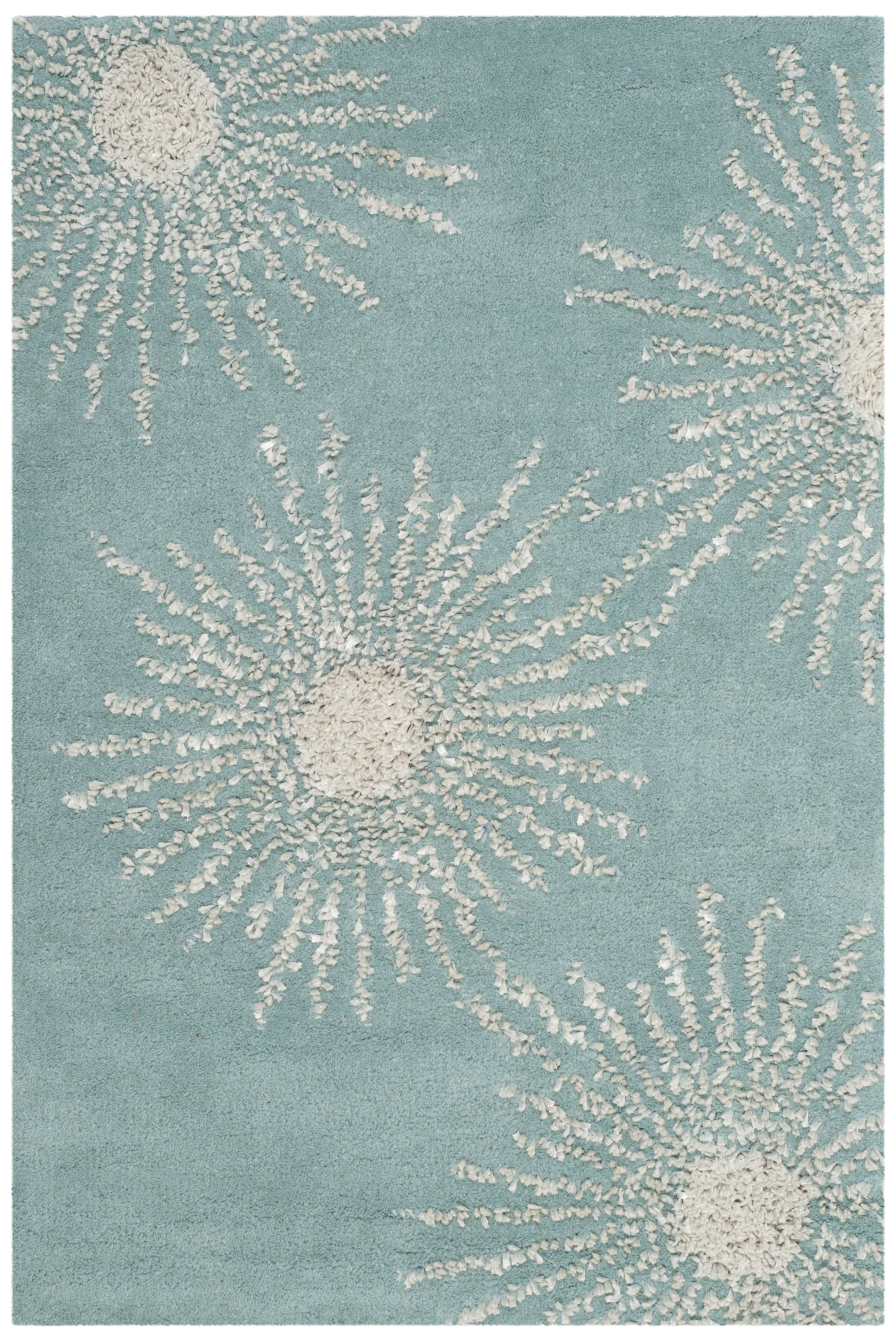 SAFAVIEH Soho Fiesta Geometric Area Rug, Light Teal/Multi, 2' x 3 ...