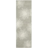 SAFAVIEH Soho Fiesta Geometric Runner Rug, Grey/Ivory, 2'6" x 6 ...