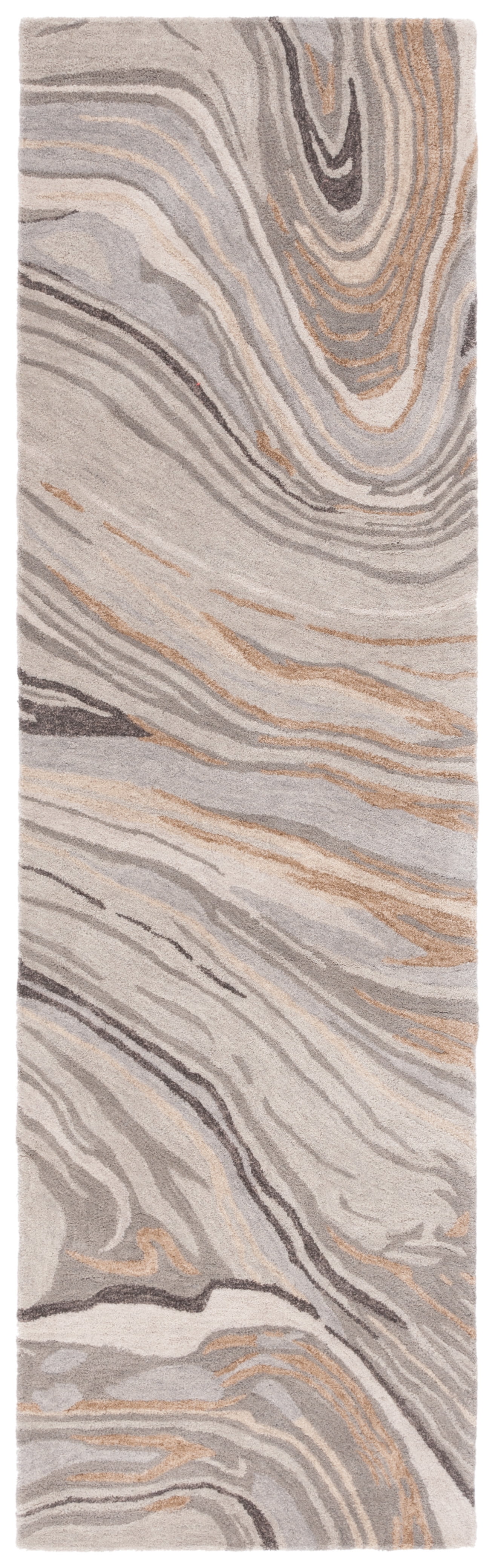 SAFAVIEH Soho Joshua Abstract Runner Rug, Beige/Grey, 2'3" x 8 ...
