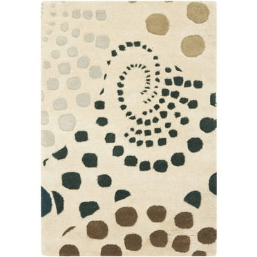 SAFAVIEH Soho Benson Geometric Wool Area Rug, Green, 8'3" x 11 ...