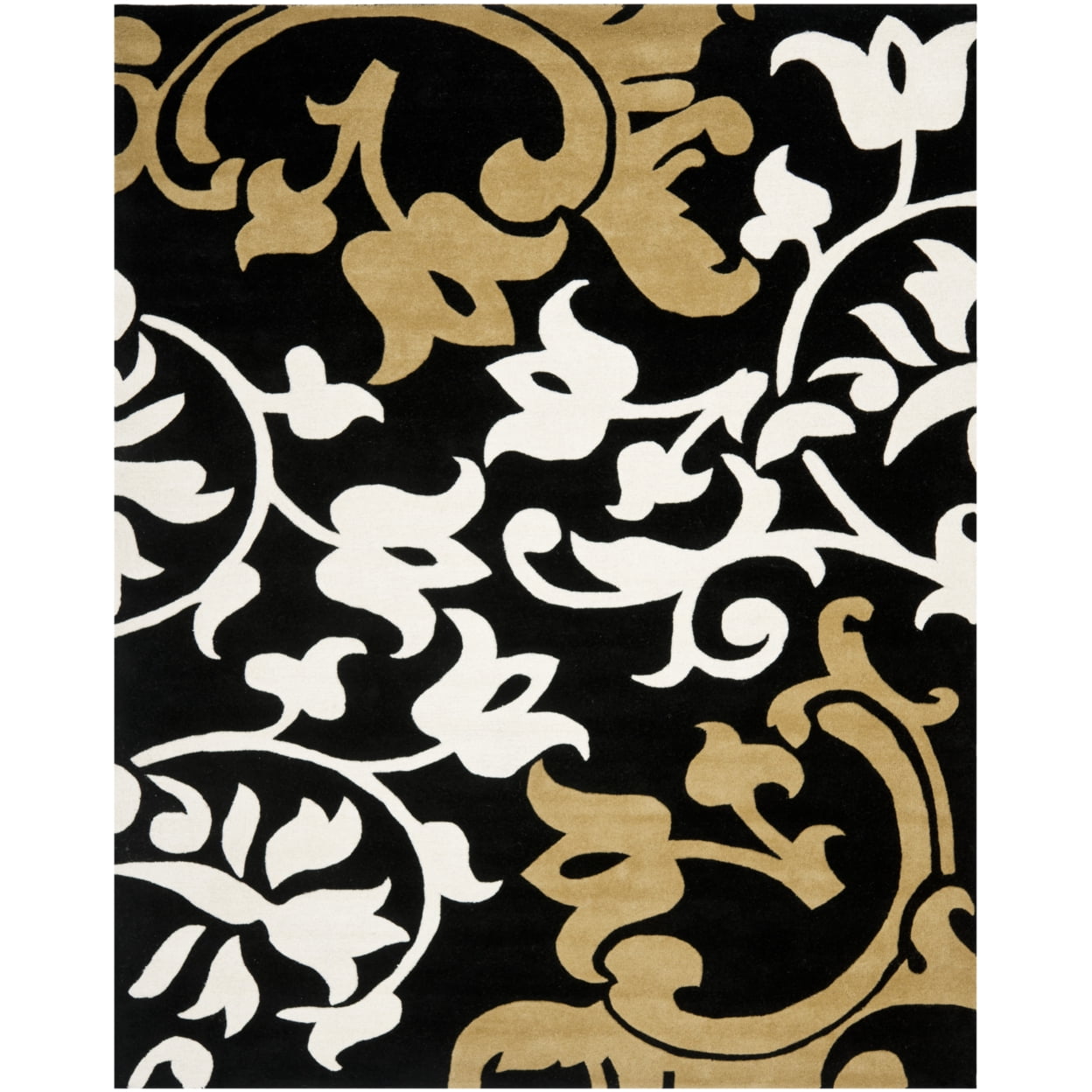 SAFAVIEH Soho SOH760C Handmade Black / Multi Rug - Walmart.com