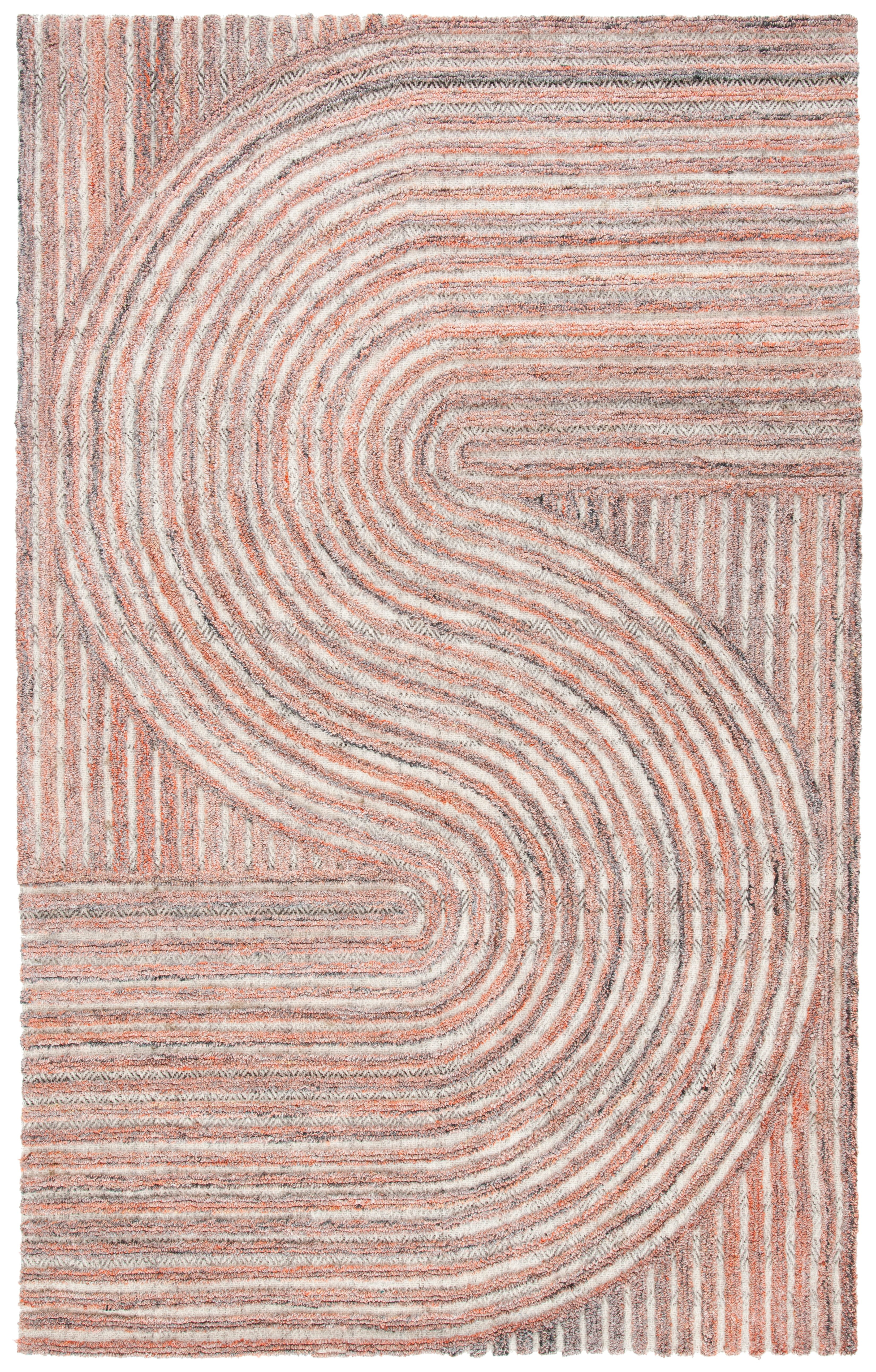 SAFAVIEH Southampton Landen Abstract Area Rug, Pink/Blue, 6' x 9 ...