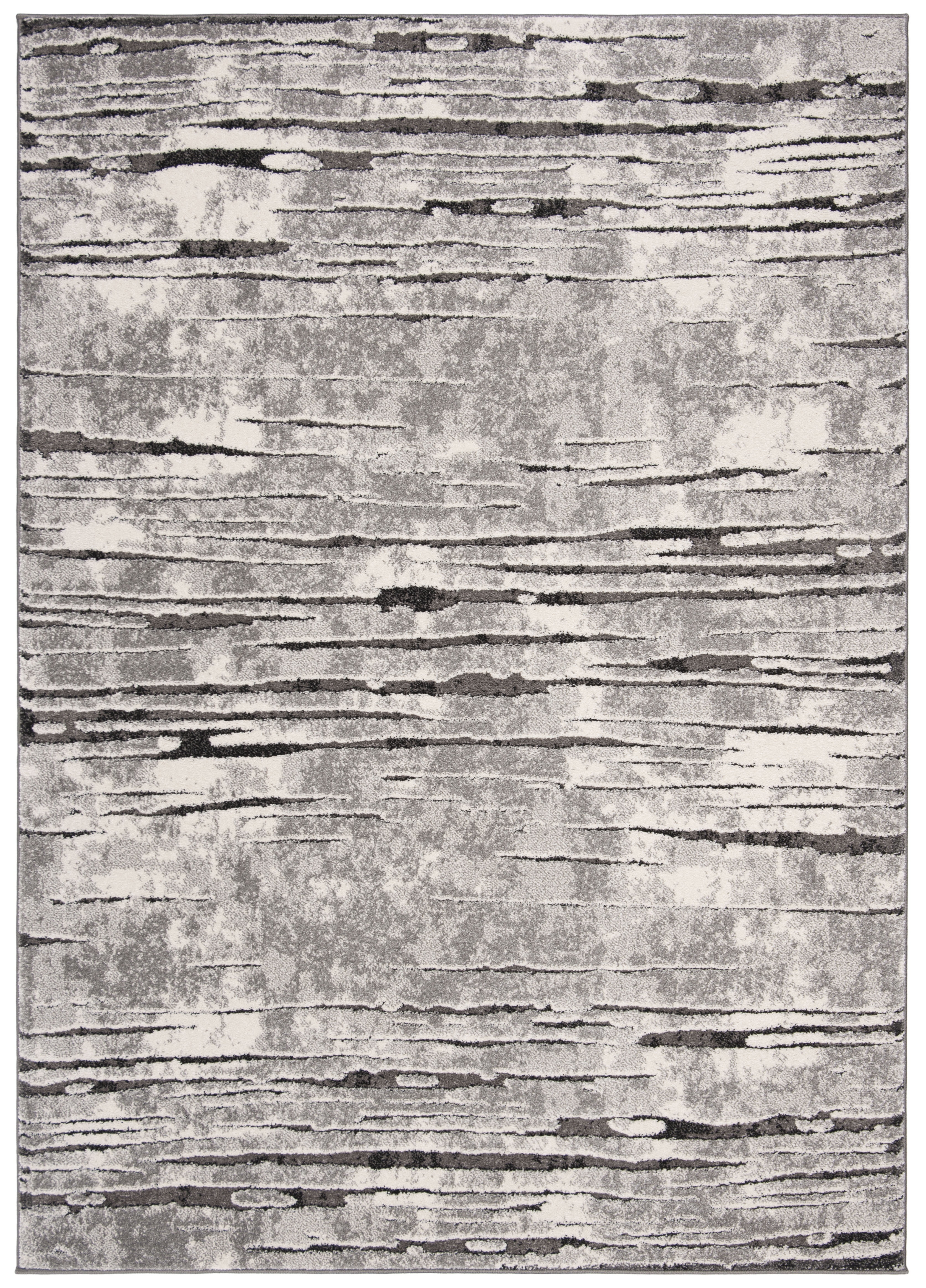 SAFAVIEH Spirit Sierra Abstract Area Rug, Grey/Dark Grey, 6'7" x 9 ...