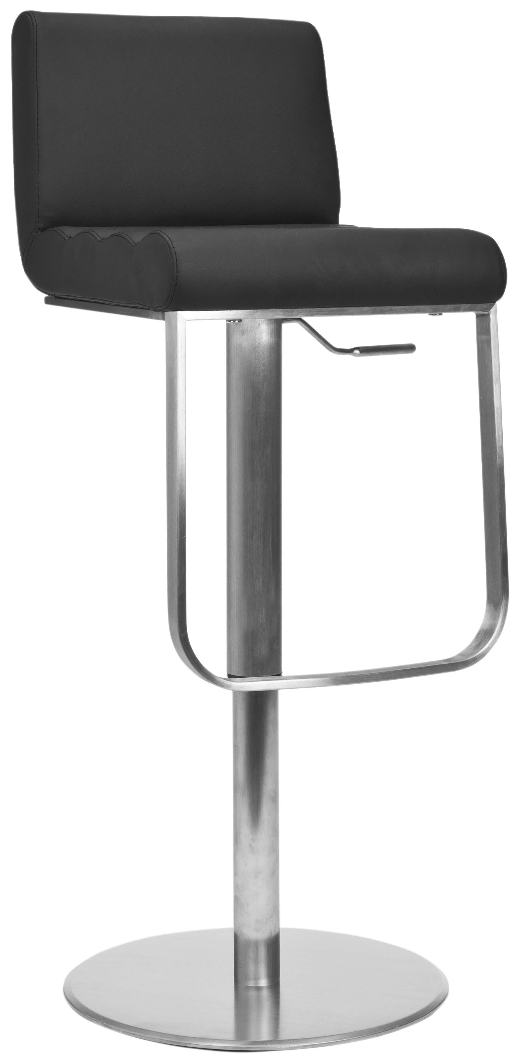 Free Shipping! Safavieh Stanley Leather Bar Stool Gas Lift Adjustable ...