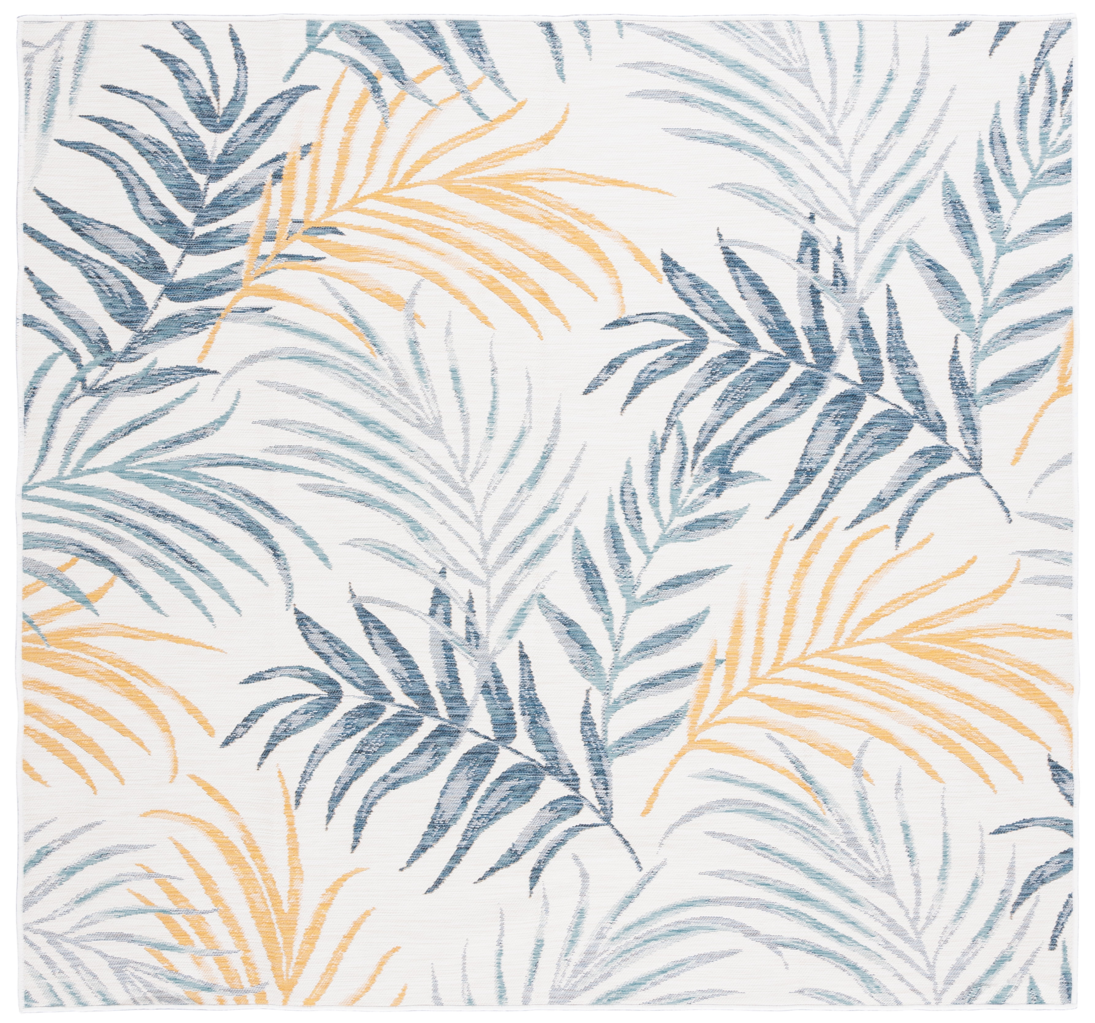 SAFAVIEH Sunrise Nita Floral Reversible Indoor/Outdoor Area Rug, Ivory ...