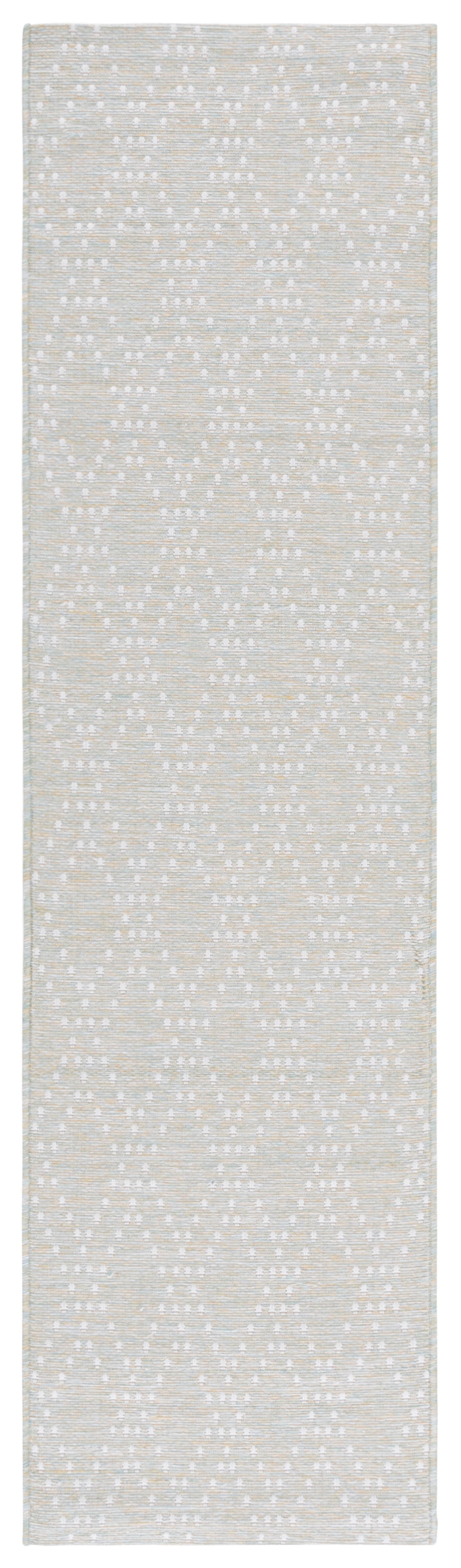 SAFAVIEH Sunset Jenelle Geometric Indoor/Outdoor Runner Rug, Light ...