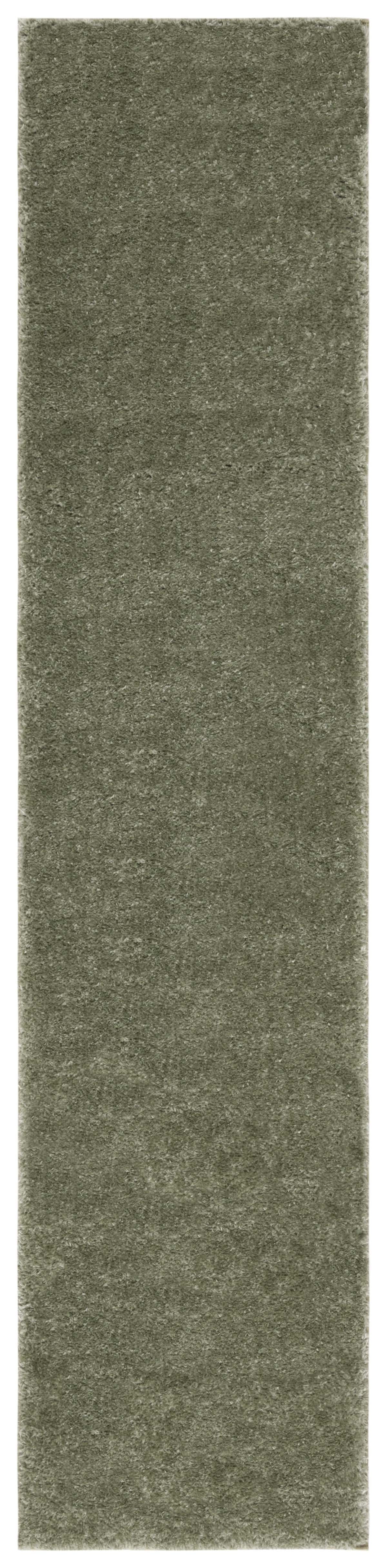 SAFAVIEH Tahoe Joey Solid Shag Runner Rug, Sage, 2' x 7' - Walmart.com