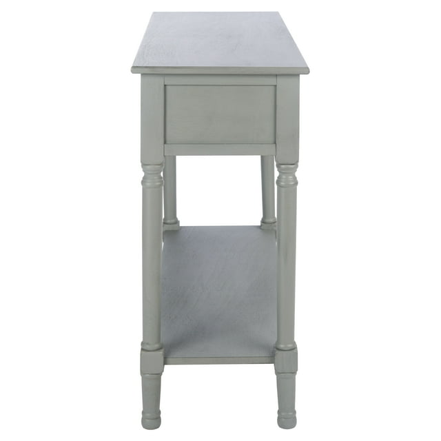 SAFAVIEH Tate Amish Distressed Gray Wood Console Table with Drawer (36 ...