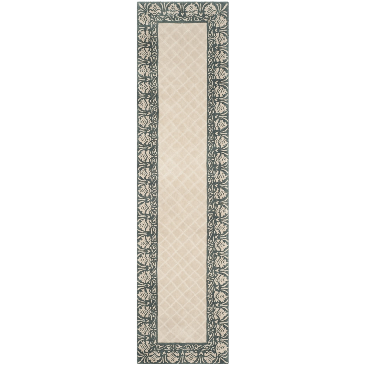 SAFAVIEH Total Performance Ruadhan Floral Runner Rug, Ivory/Blue, 2'3 ...