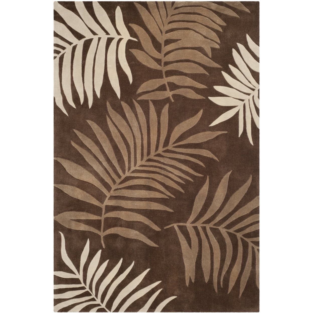 SAFAVIEH Total Performance TLP740C Hand-hooked Mocha Rug - Walmart.com