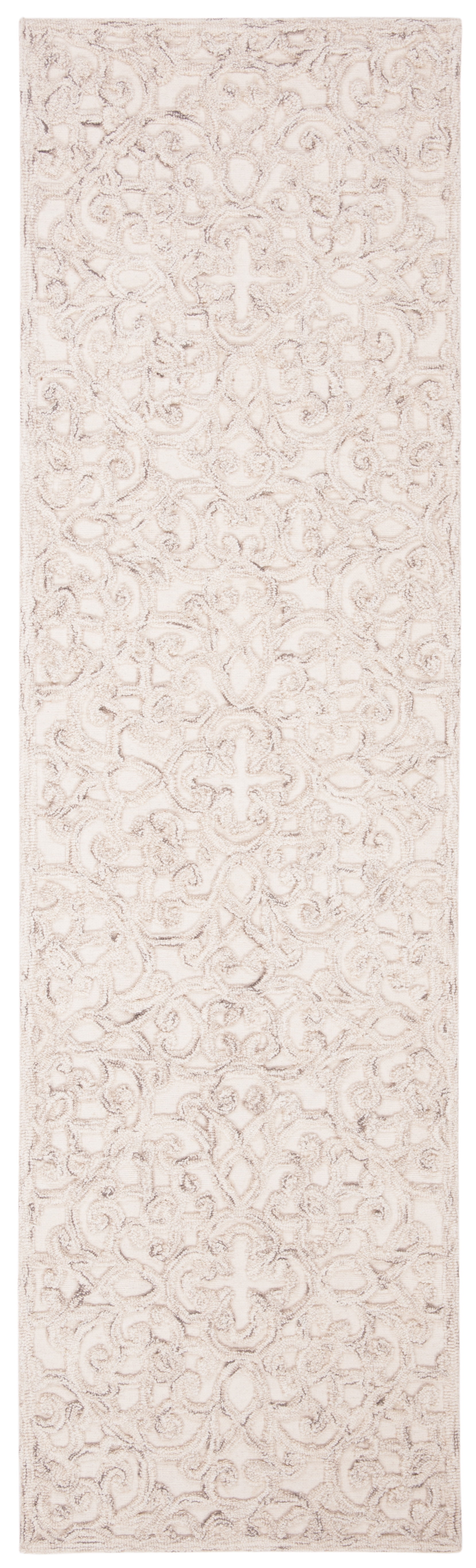 SAFAVIEH Trace Bryan Geometric Runner Rug, Camel/Ivory, 2'3" x 10 ...