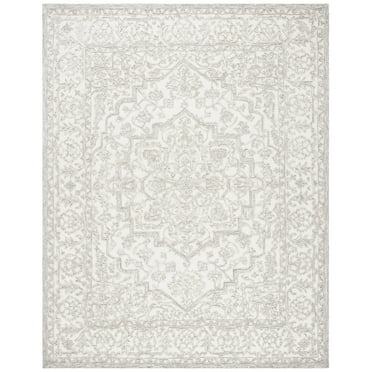 Mark&Day Wool Rugs, 10x14 Asma Traditional Light Silver Area Rug (10' x ...