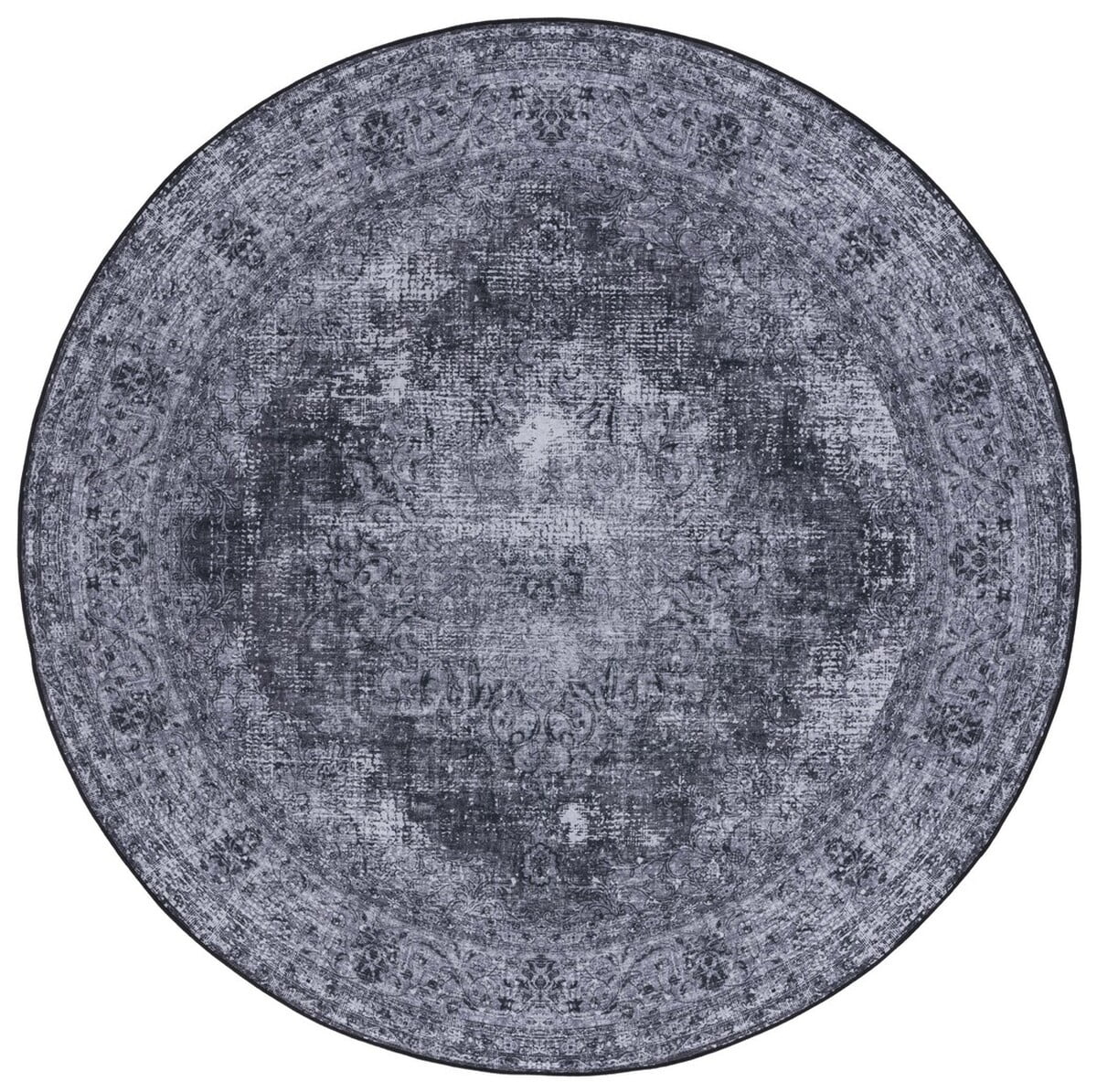 SAFAVIEH Tucson Donovan Traditional Machine Washable Area Rug, 6' x 6 ...