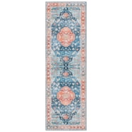 SAFAVIEH Tucson Nazca Traditional Machine Washable Area Rug, 5' x 5 ...