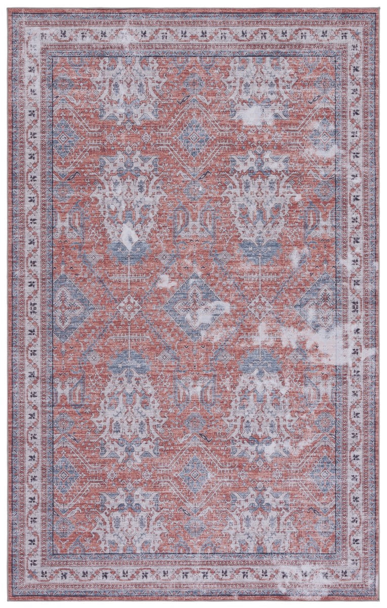 SAFAVIEH Tucson Seanan Traditional Machine Washable Area Rug, 5' x 8 ...