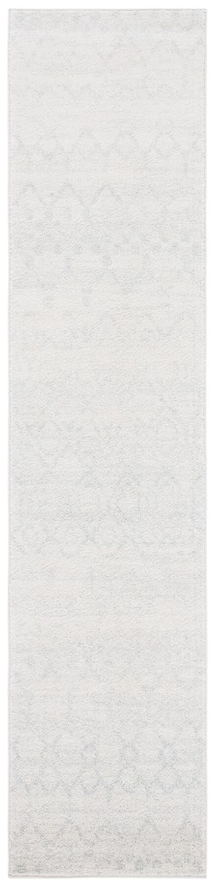 SAFAVIEH Tulum Adair Distressed Geometric Runner, 2' x 9', Ivory/Light ...