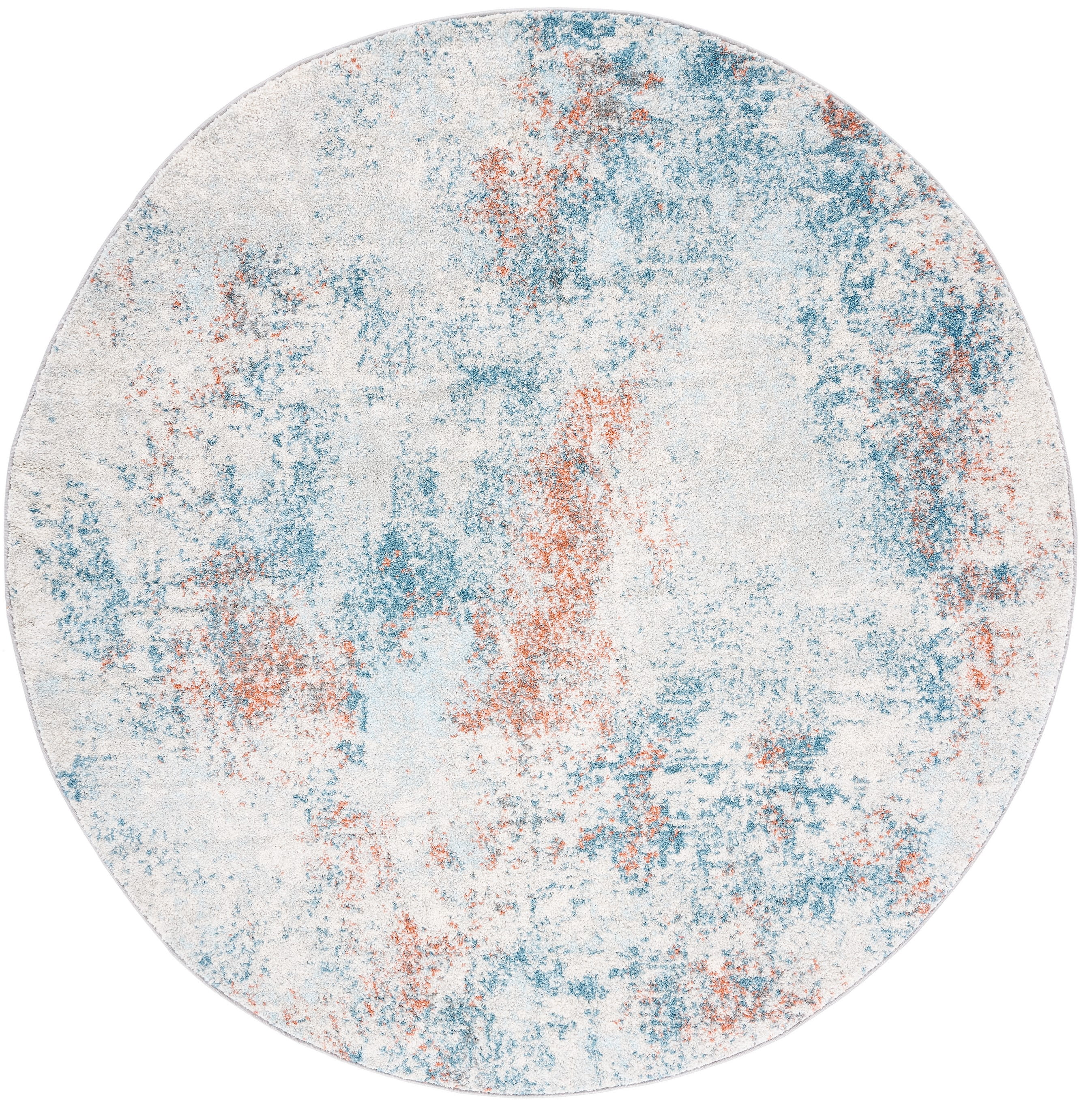 SAFAVIEH Tulum Collection TUL209M Light Blue / Ivory Rug - Walmart.com