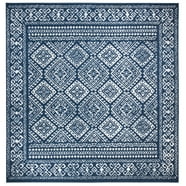 SAFAVIEH Tulum Merletta Moroccan Geometric Area Rug, 9' x 9' Round ...